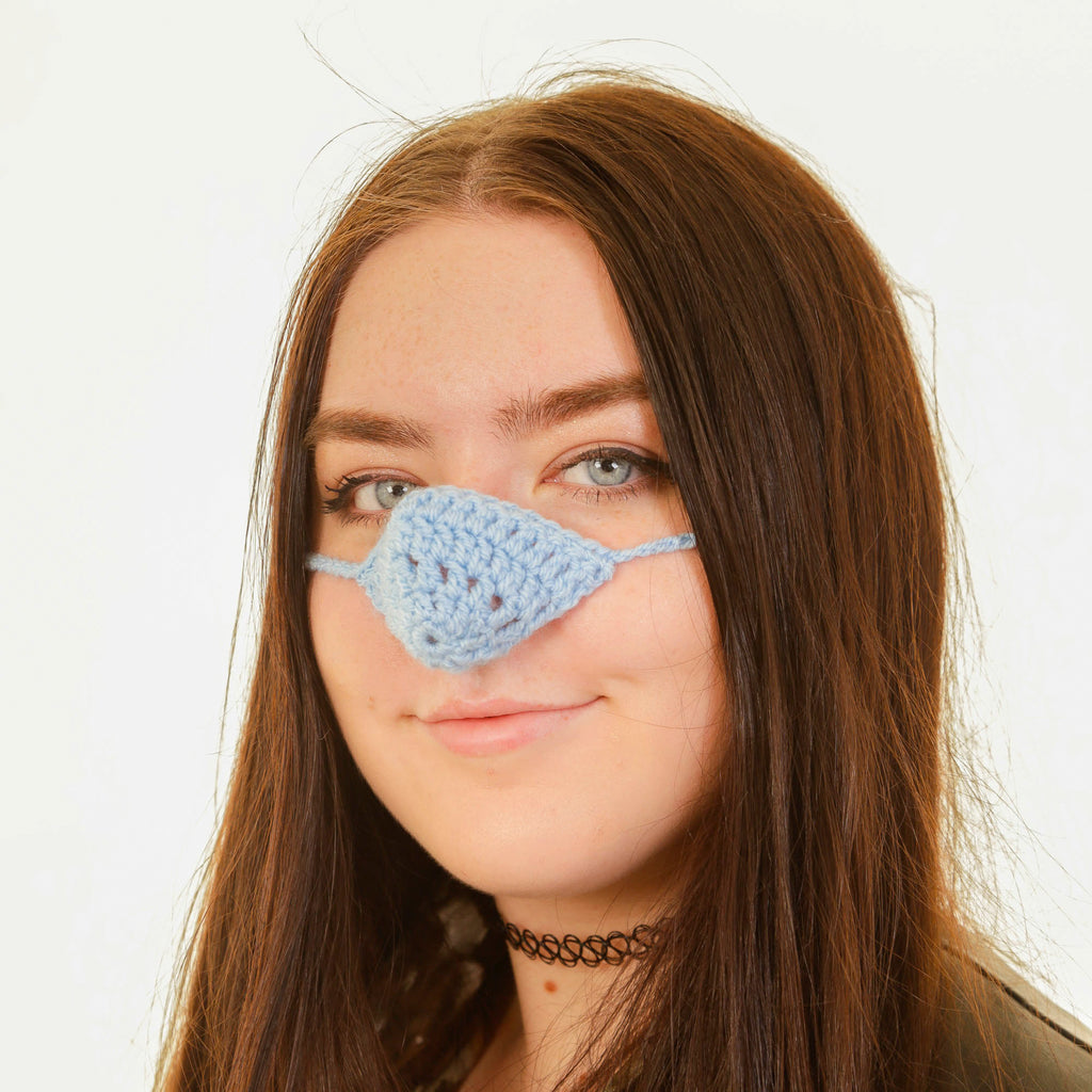 Sky Blue Wool Nose Warmer – The Nose Warmer Company